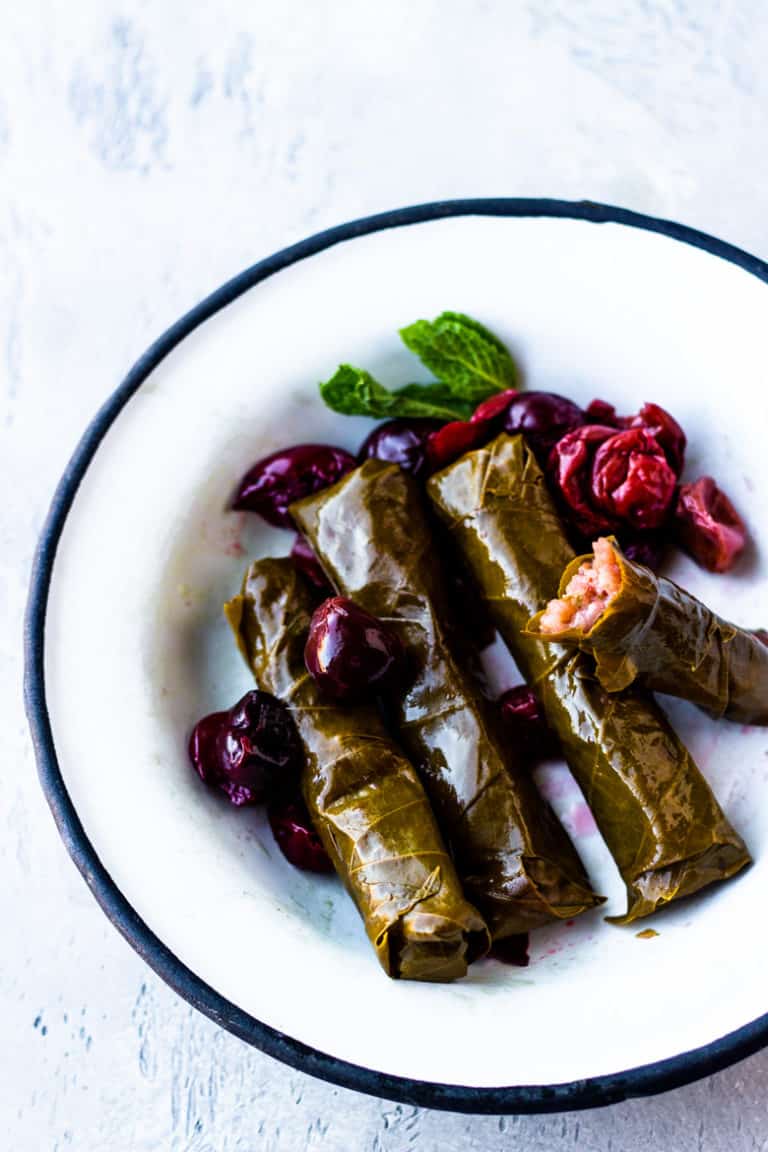 Dolma Recipe with Cranberries (Turkish Visneli Sarma) | Aegean Delight