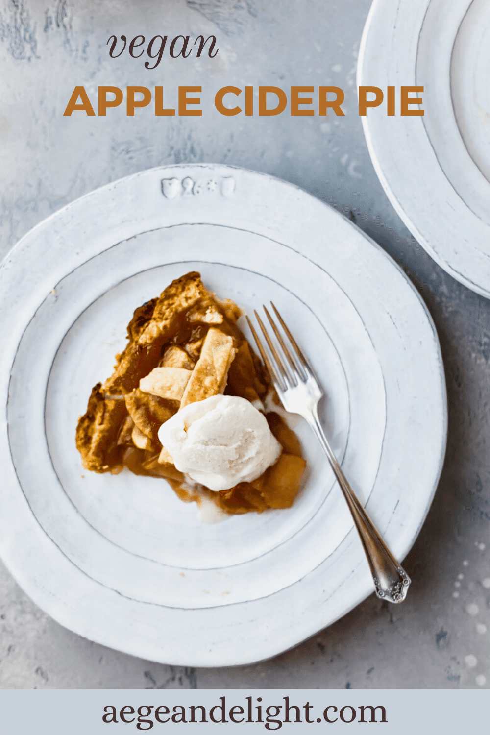 Vegan Apple Cider Pie - Full of Flavor & Delicious | Aegean Delight