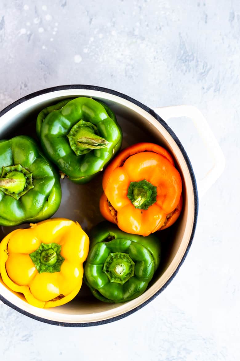 Stuffed Bell Peppers with Cinnamon and Pine Nuts: Turkish Dolma ...