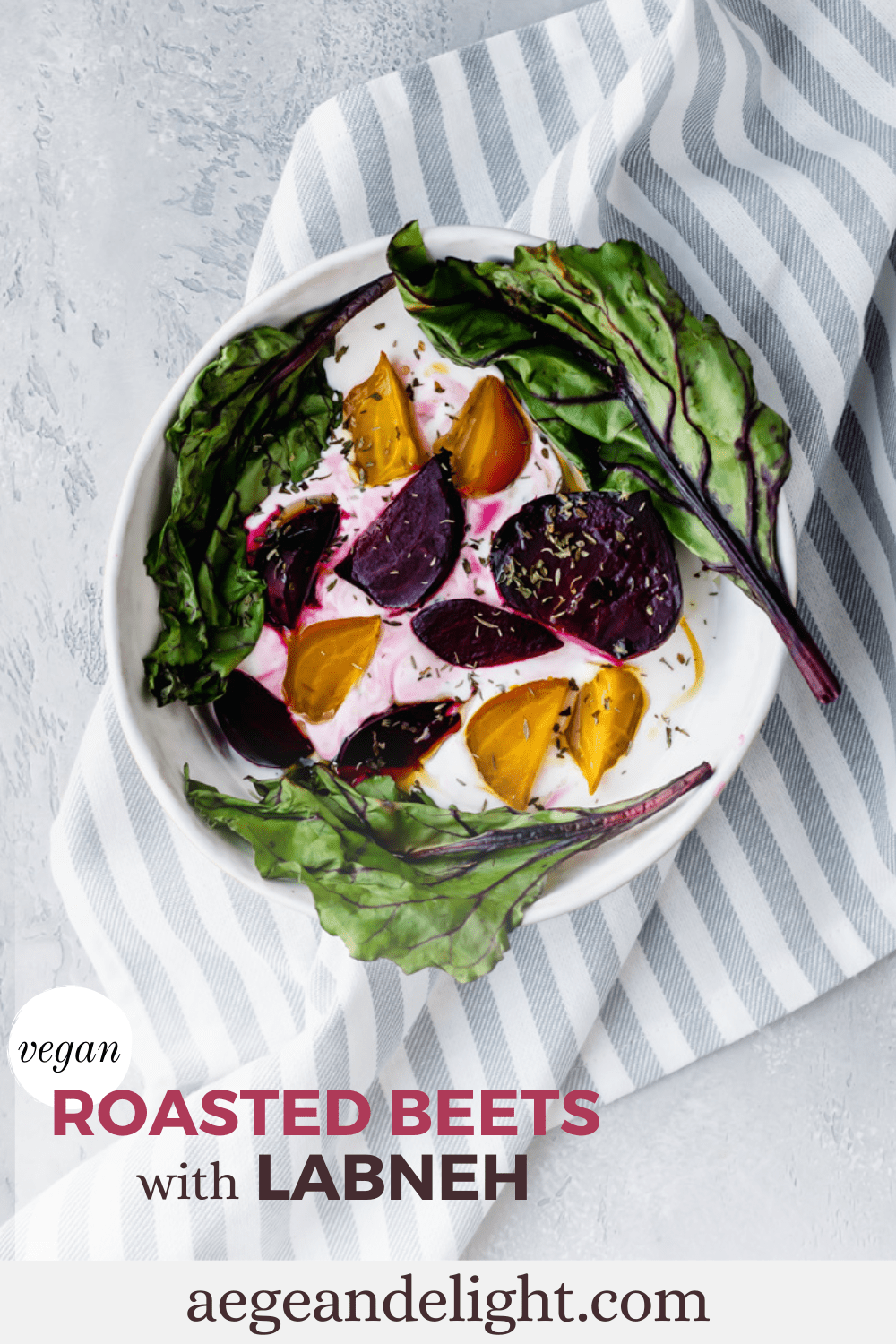 Roasted Beets with Labneh - Plant-Based | Aegean Delight