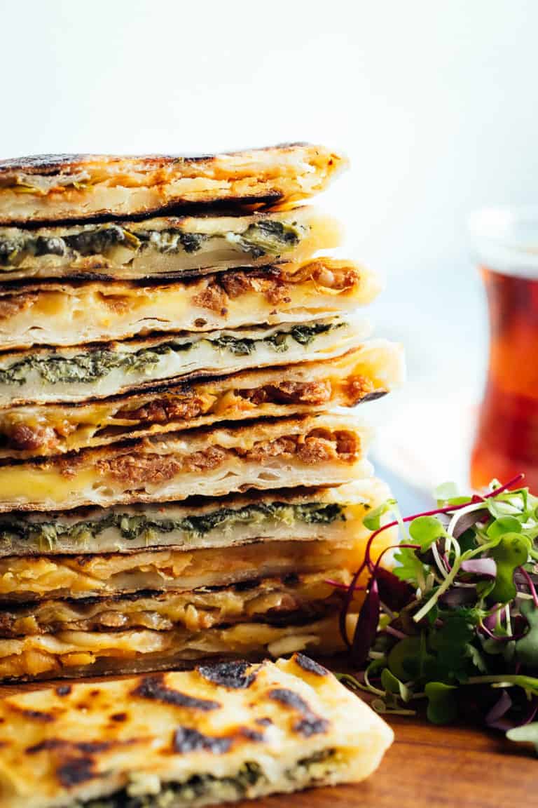 Authentic Gozleme 👵🏼 - Turkish Flatbread with Fillings | Aegean Delight