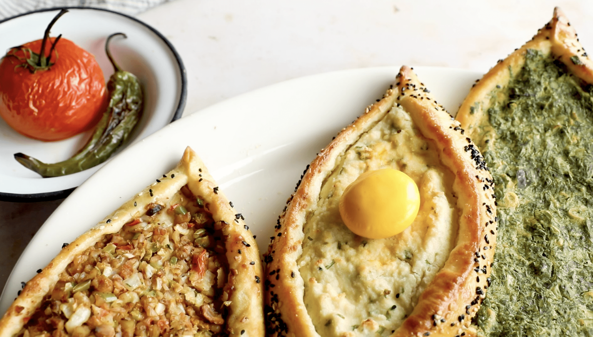 The BEST Turkish Pide - Vegan Khachapuri | Aegean Delight