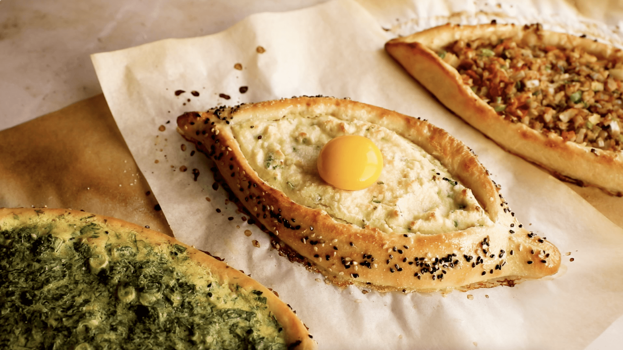 The BEST Turkish Pide - Vegan Khachapuri | Aegean Delight