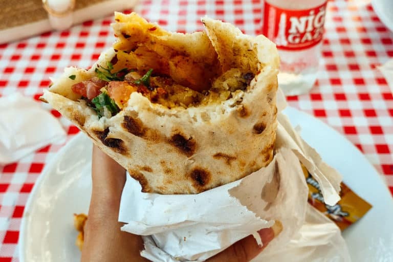 Turkish Chickpea Wraps Recipe | Aegean Delight