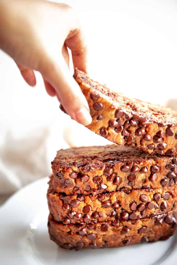 Best Vegan Chocolate Chip Banana Bread Aegean Delight