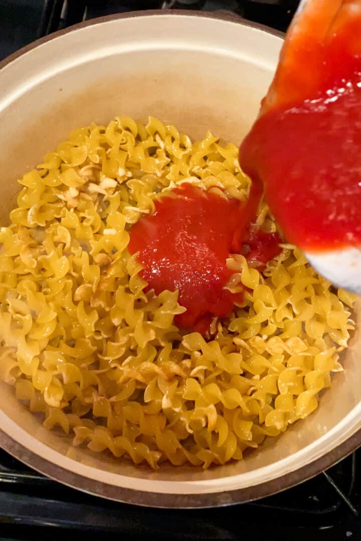 One-Pot TOASTED Tomato Pasta | Aegean Delight